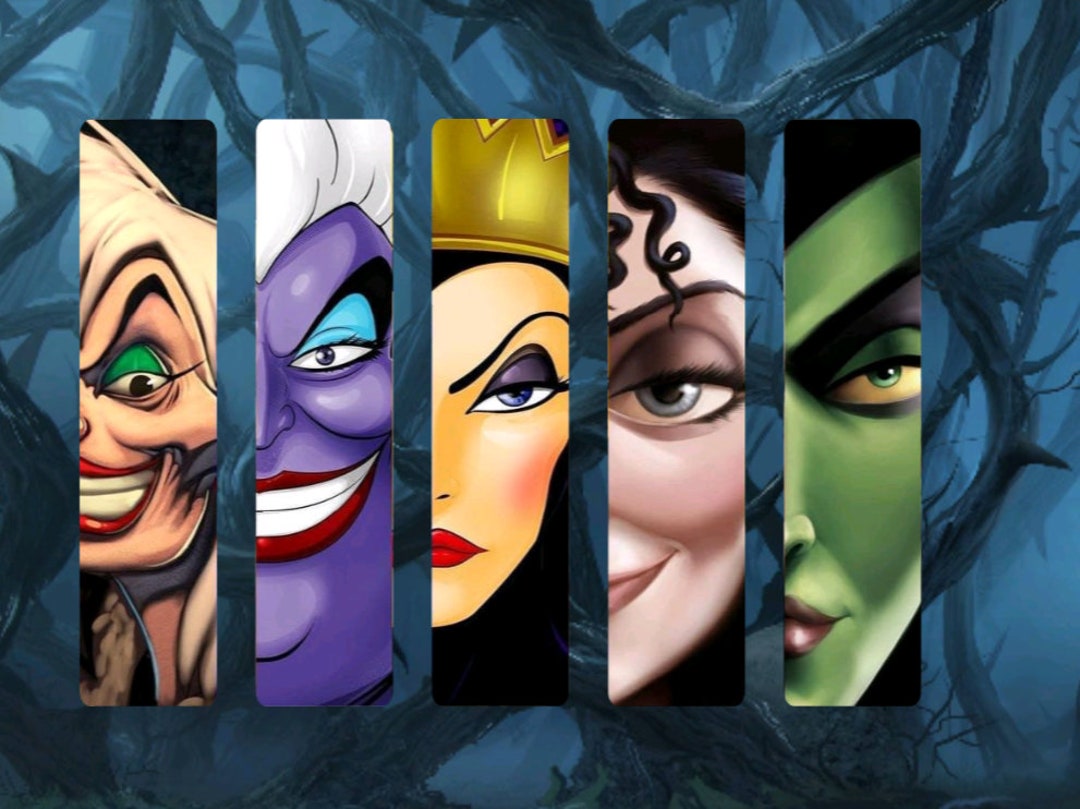 Animated Villain Bookmarks - Etsy