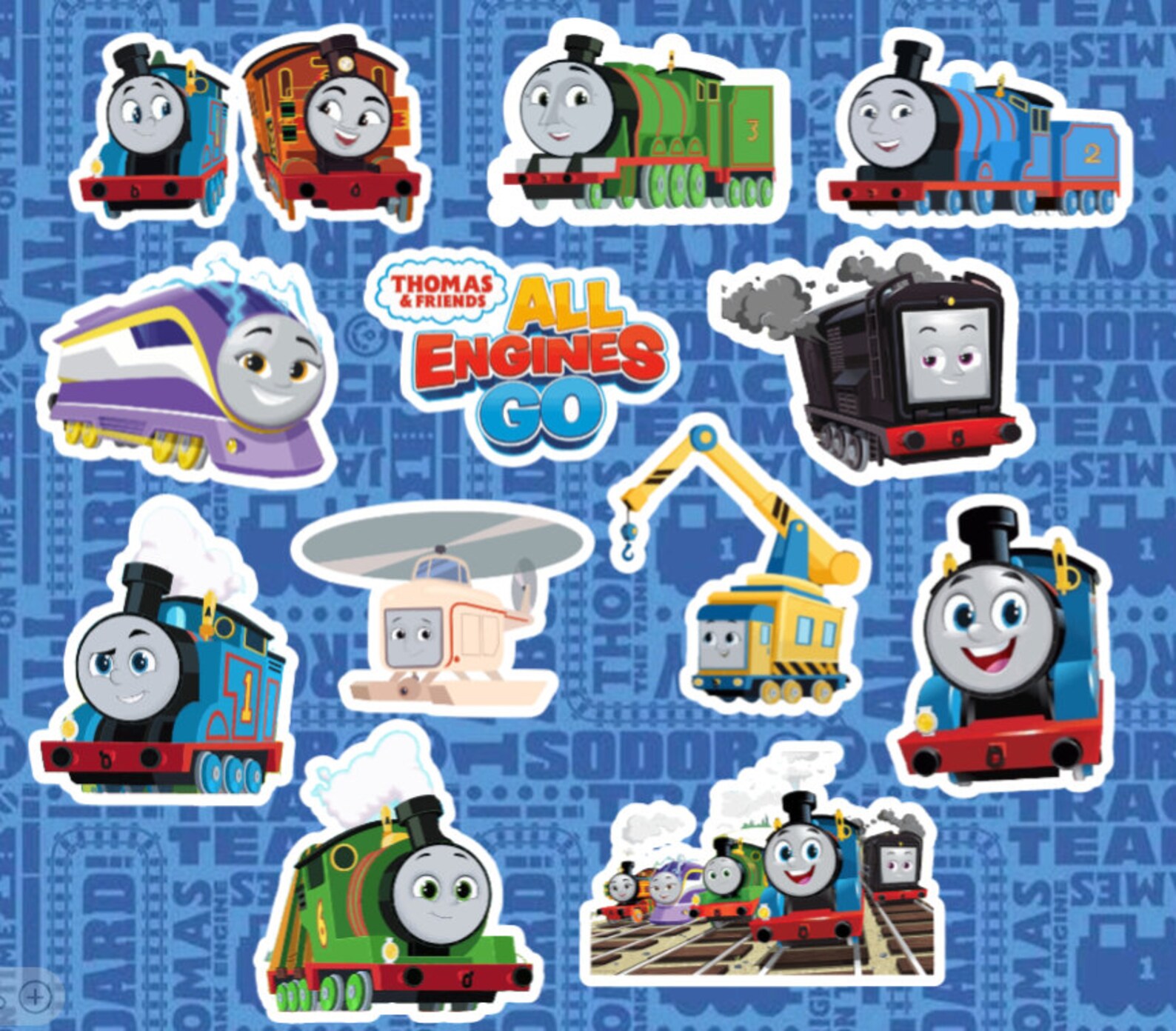 Train Stickers - Etsy