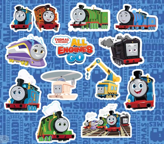 Thomas & Friends All Engines GO Stickers - Etsy