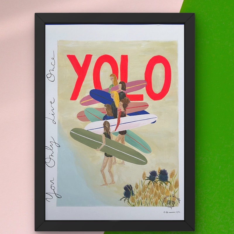 Yolo Poster - Etsy
