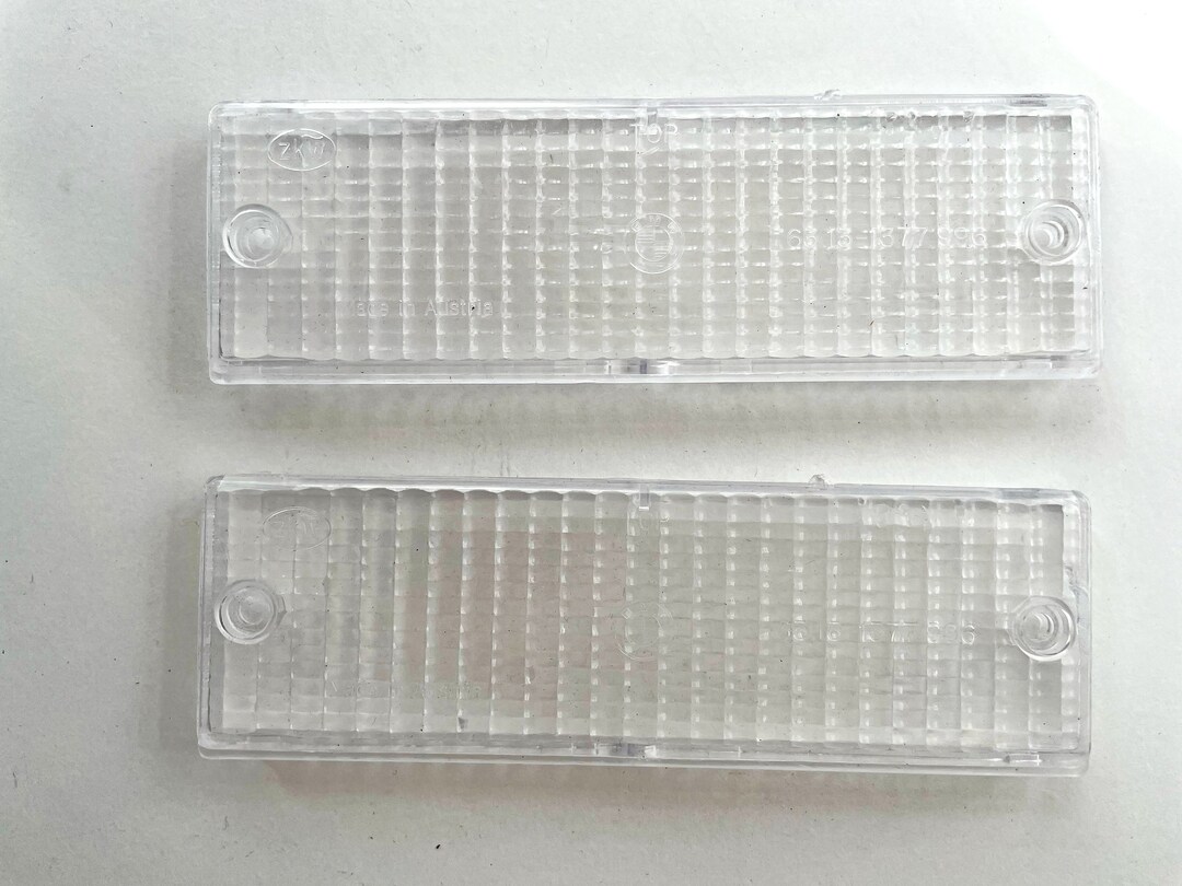 BMW 3 Series E30 Turn Signal Blinker Lens 2 Pcs Clear White - Etsy