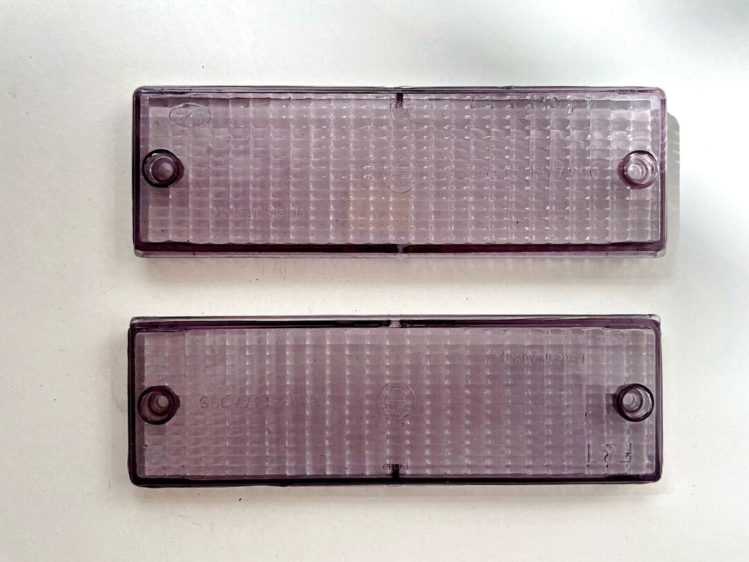 BMW 3 Series E30 Turn Signal Blinker Lens 2 Pcs Smoke Grey - Etsy
