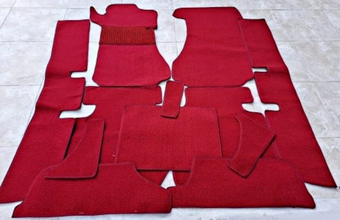 Mercedes W114 W115 Loop Carpet Set Red Colour NEW - Etsy
