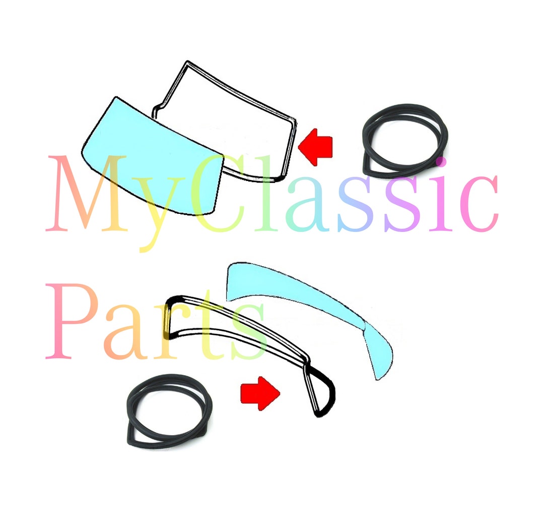 Mercedes W123 Coupe Front & Rear Windscreen Window Rubber - Etsy Australia