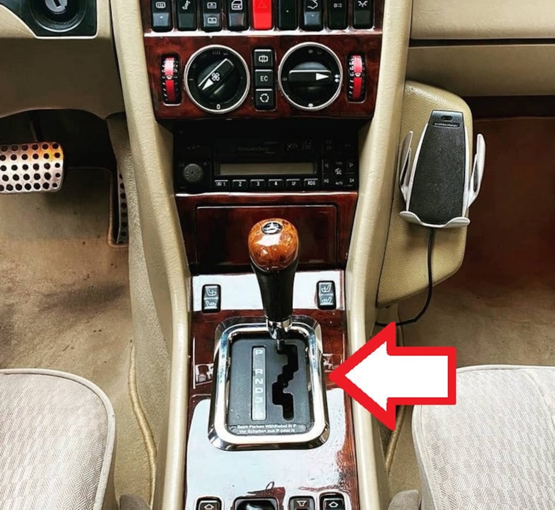 Mercedes W124 Gear Shift Chrome Frame - Etsy