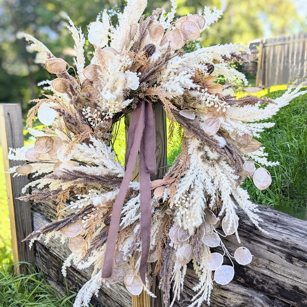 Pampas Wreath - Etsy