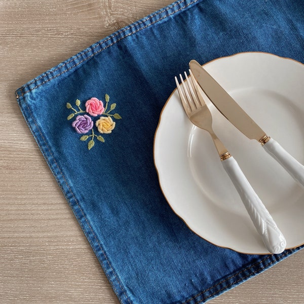 Denim Placemat - Etsy