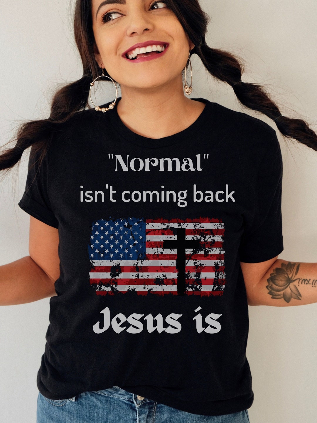 Normal Isn't Coming Back Jesus is Shirt, Religious T-shirt, Jesus Shirt ...