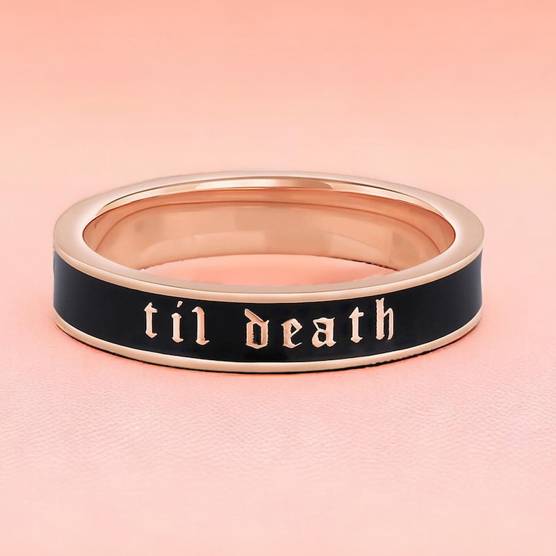 Wedding Band Enamel Women - Etsy