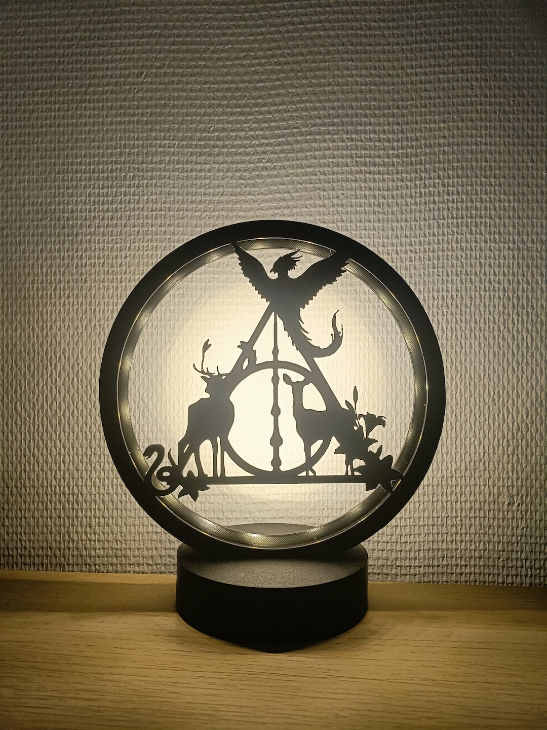 Harry Potter 3D LED Lamp – Hogwarts Magic Night Light – Potterhead Fan ...