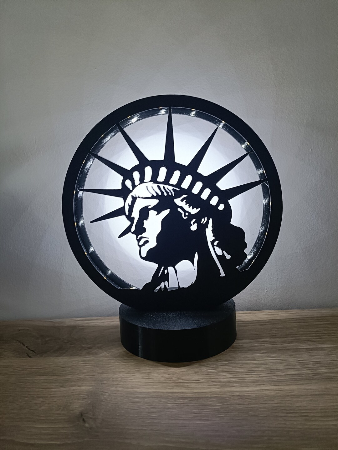 Statue of Liberty 3D LED Lamp – USA Icon Night Light – Unique Patriotic ...