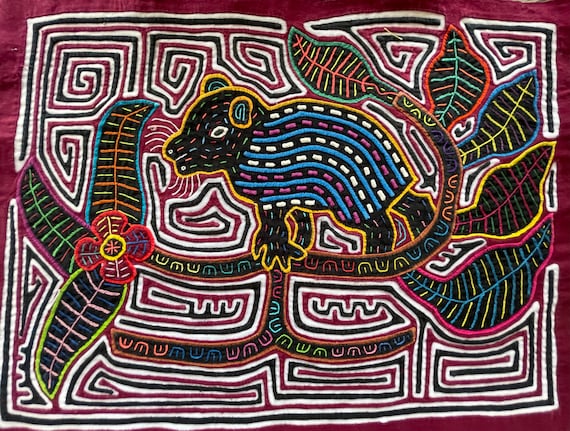 Molas Panama Animal Mola San Blas Islands Guna Yala Women - Etsy