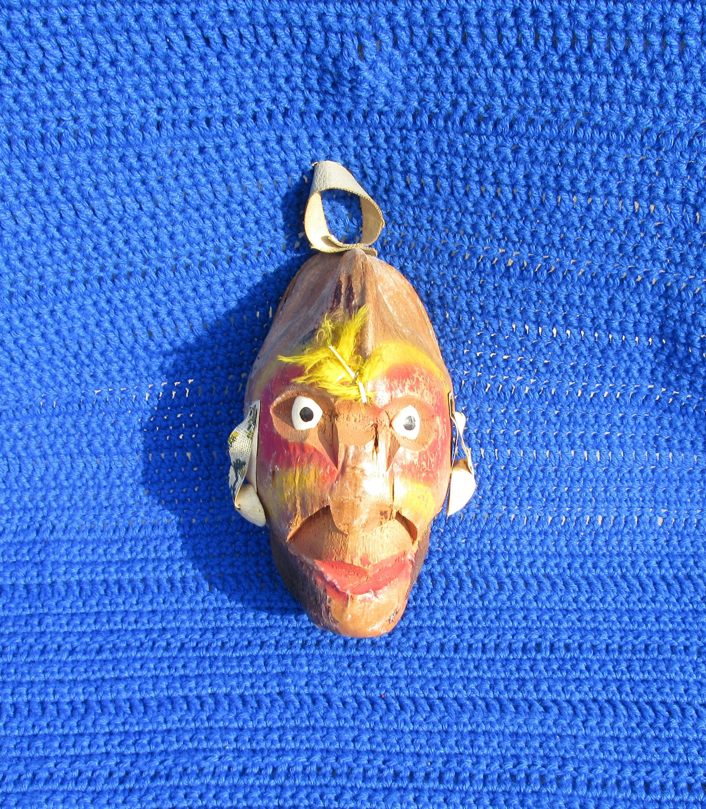 Vintage Hand Carved and Painted Coconut Head VOODOO - Etsy