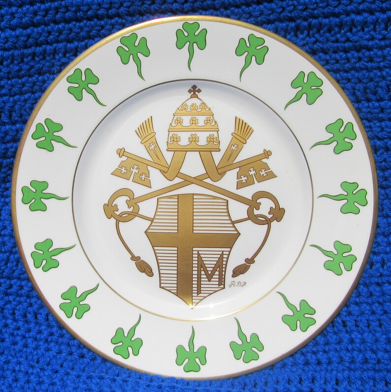 Vintage Commemorative Plate "pope John Paul II to Ireland" - Etsy