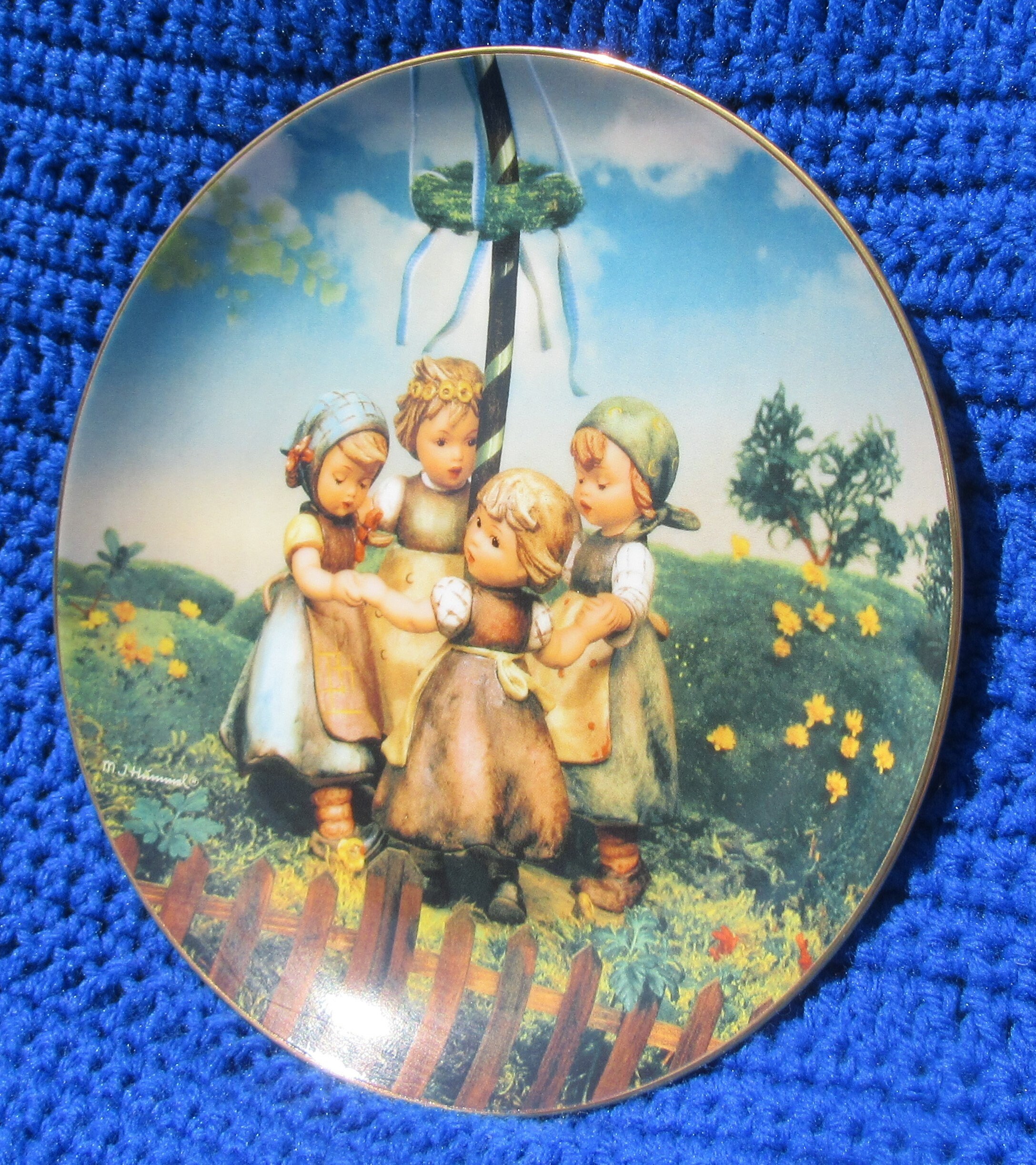 Vintage Hummel Calendar Plate Collection # WX9294 "maypole" - Etsy