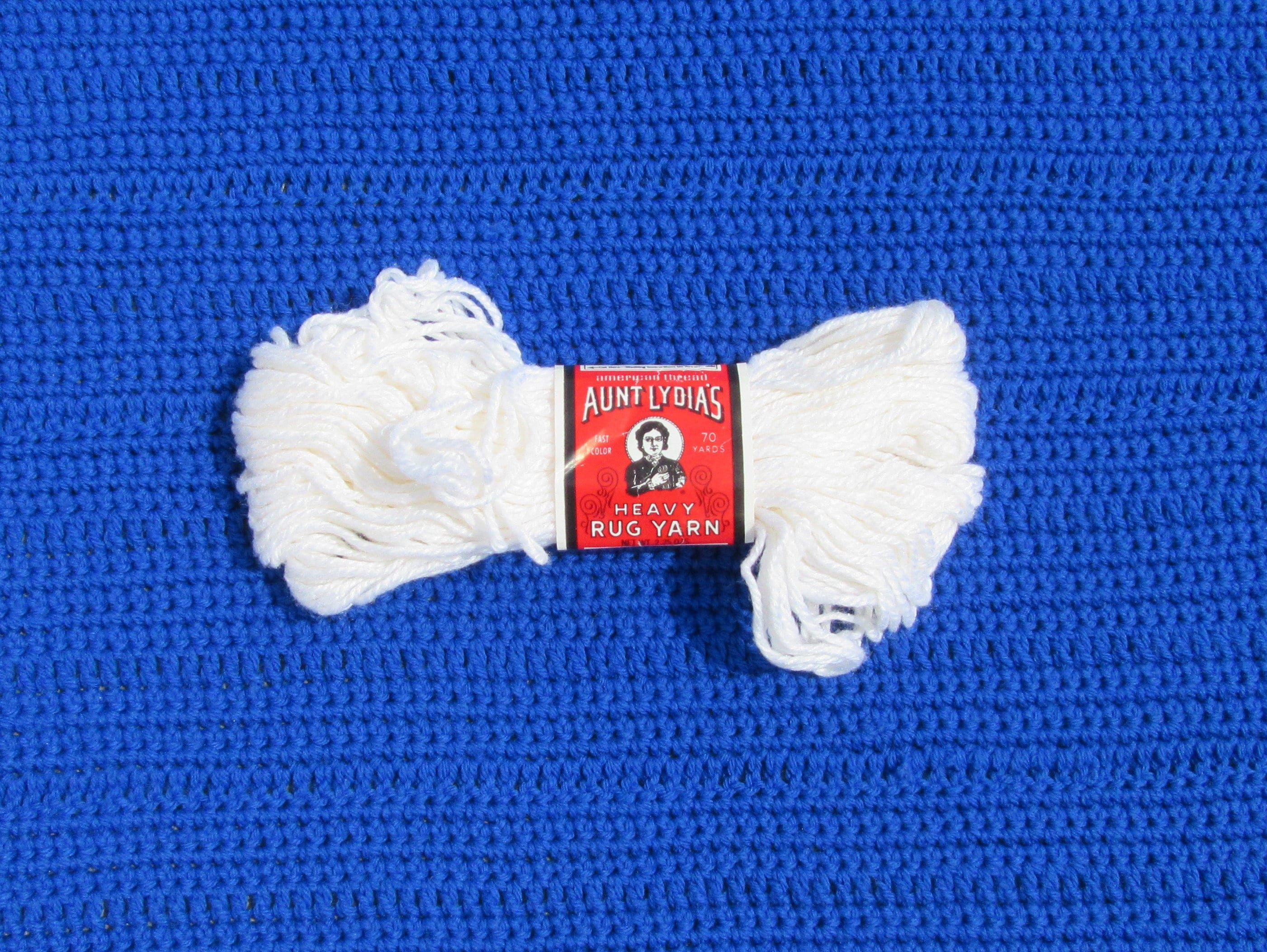 VINTAGE Aunt Lydia's Heavy Rug Yarn 70 Yards 4 Colors - Etsy