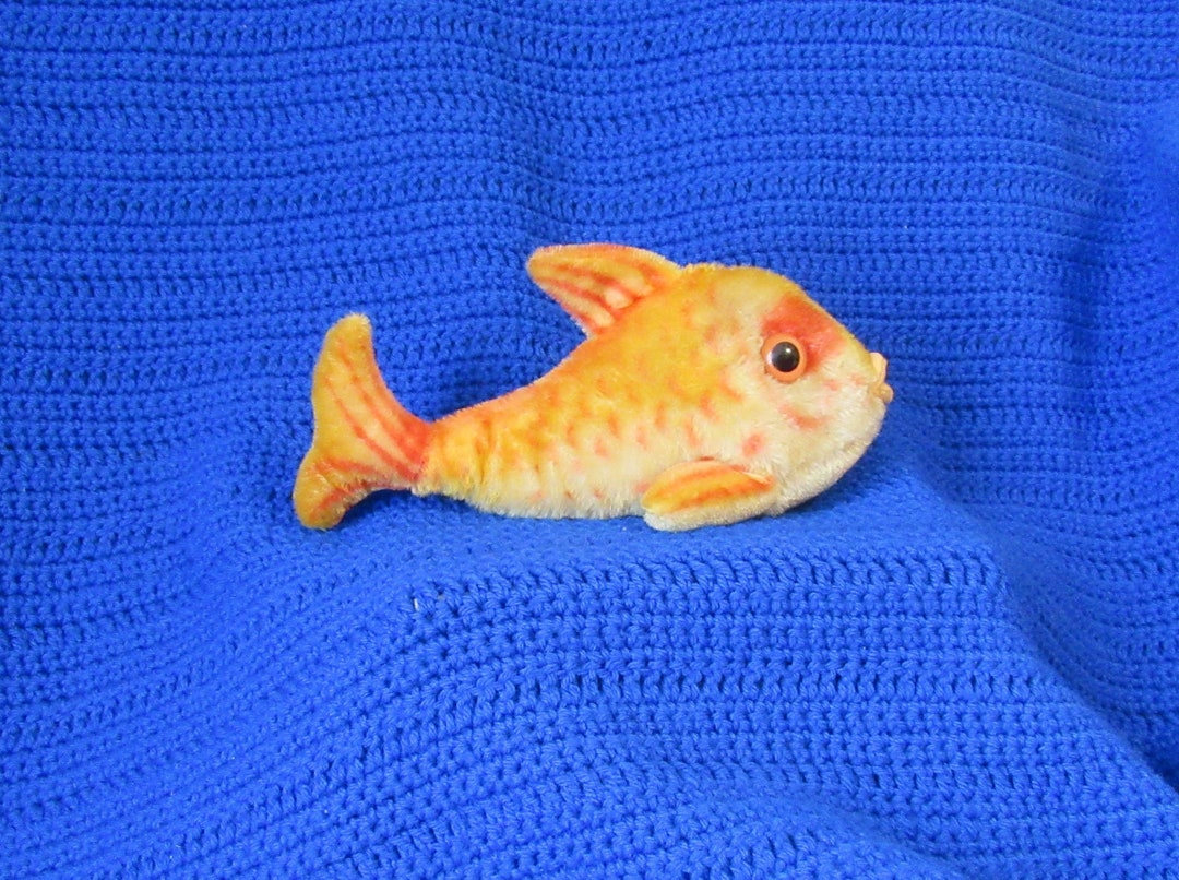 Steiff - Mohair Fish/goldfish "flossy" - Etsy