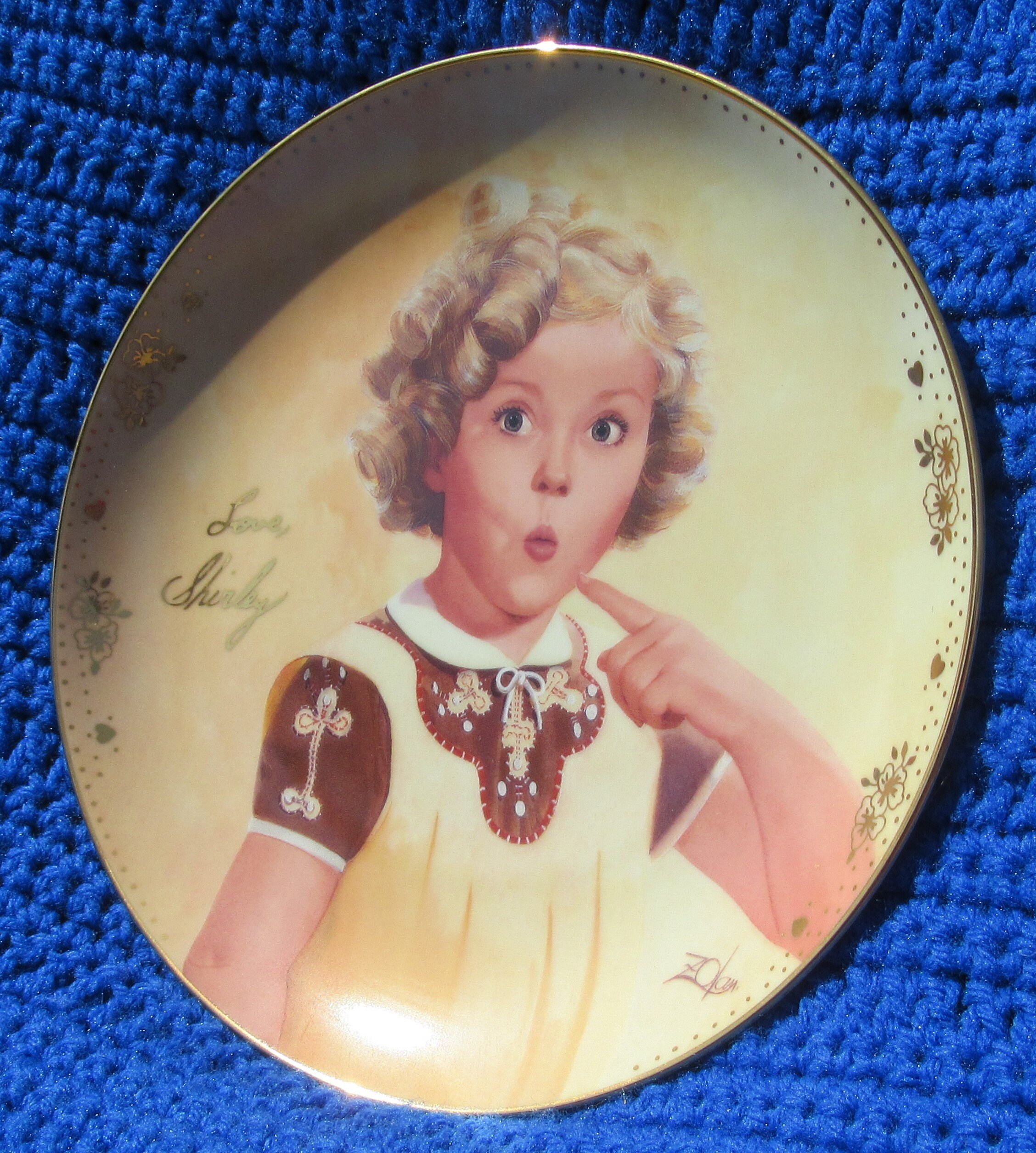 Shirley Temple Signature Plate Collection D3476 Etsy