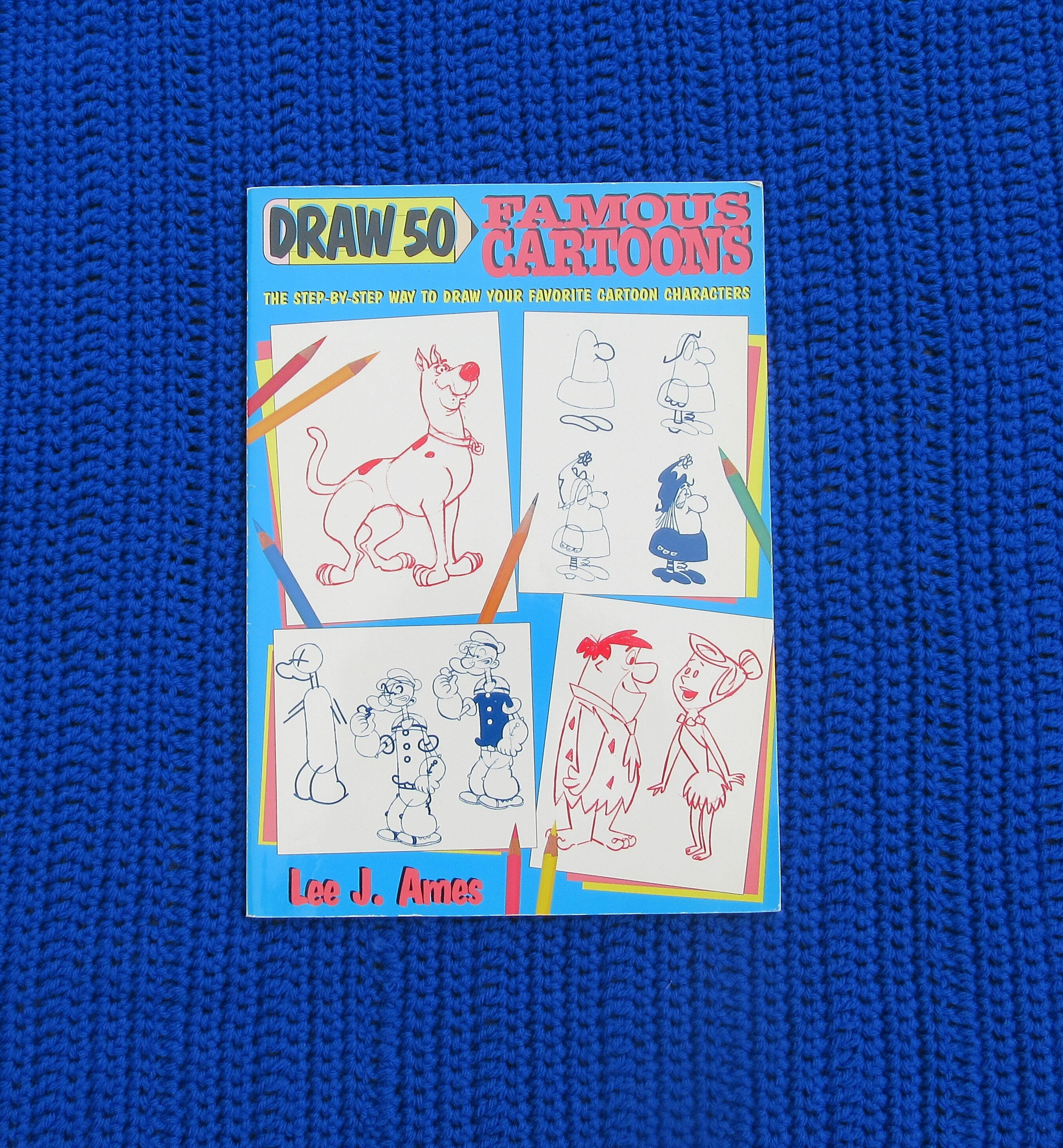 Draw 50 Famous Cartoons by Lee J. Ames - Etsy