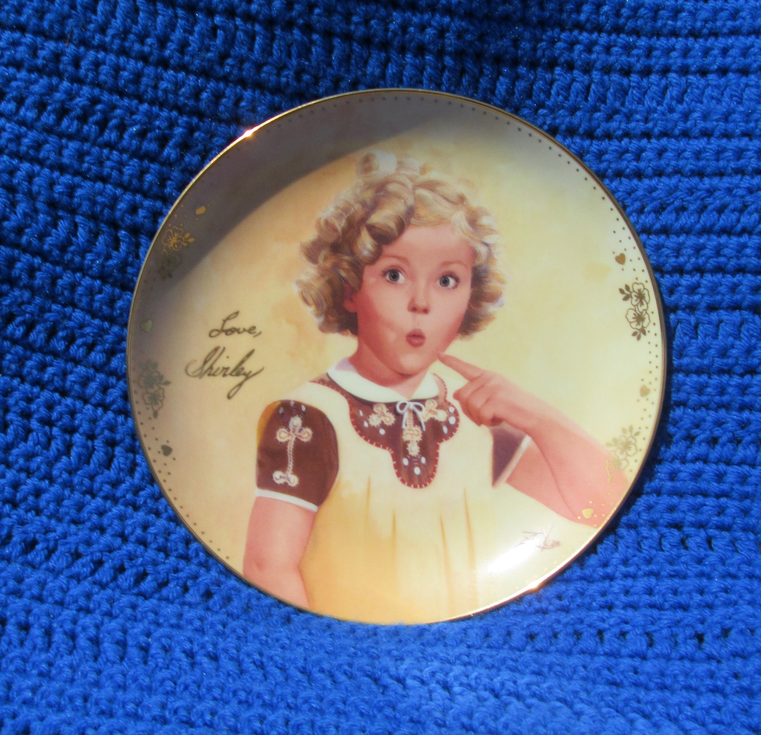 Shirley Temple Signature Plate Collection D3476 Etsy