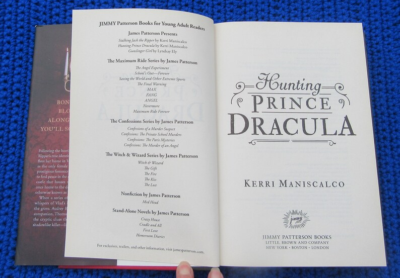 Hunting Prince Dracula by Kerri Maniscalco - Etsy