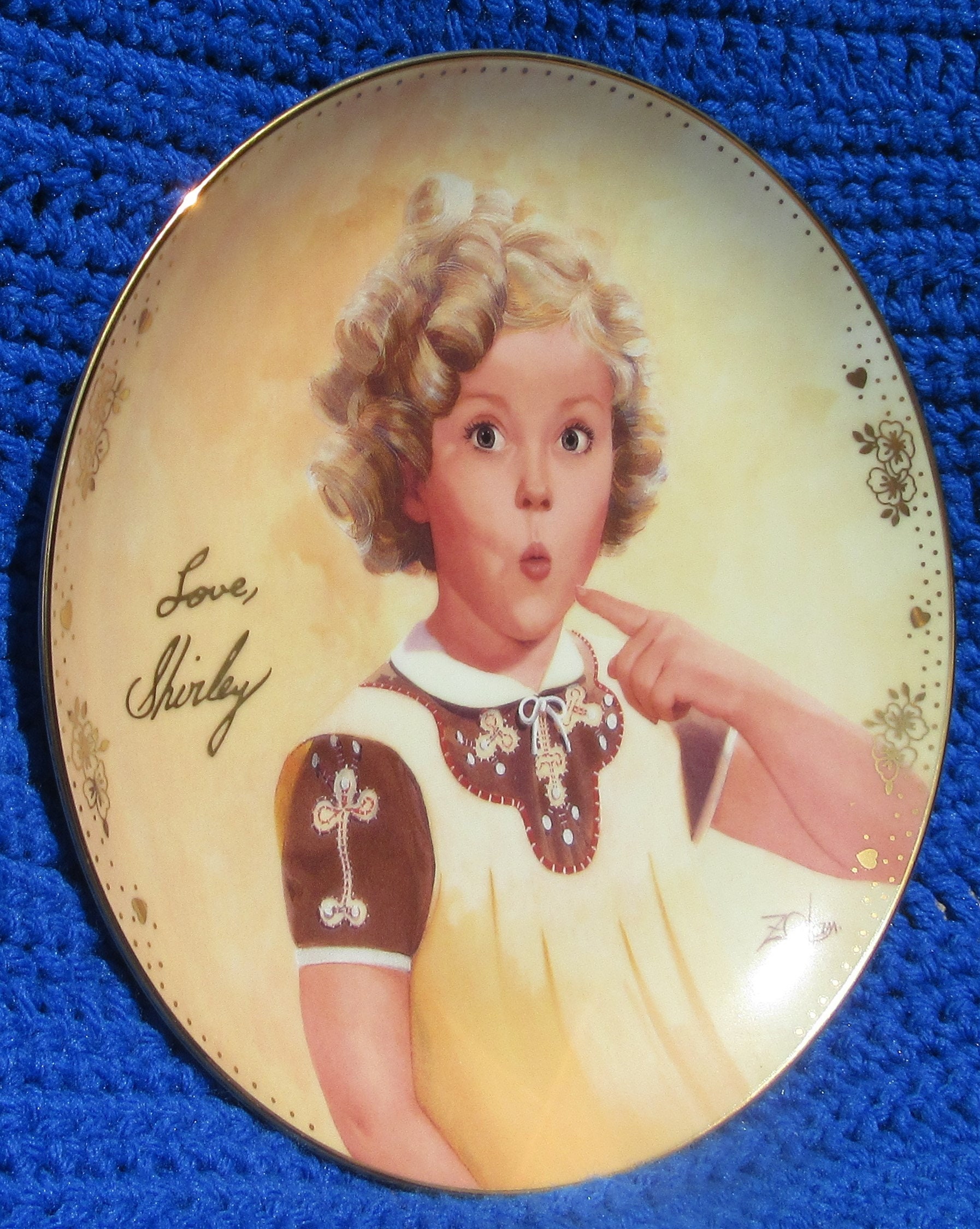 Shirley Temple Signature Plate Collection D3476 Etsy