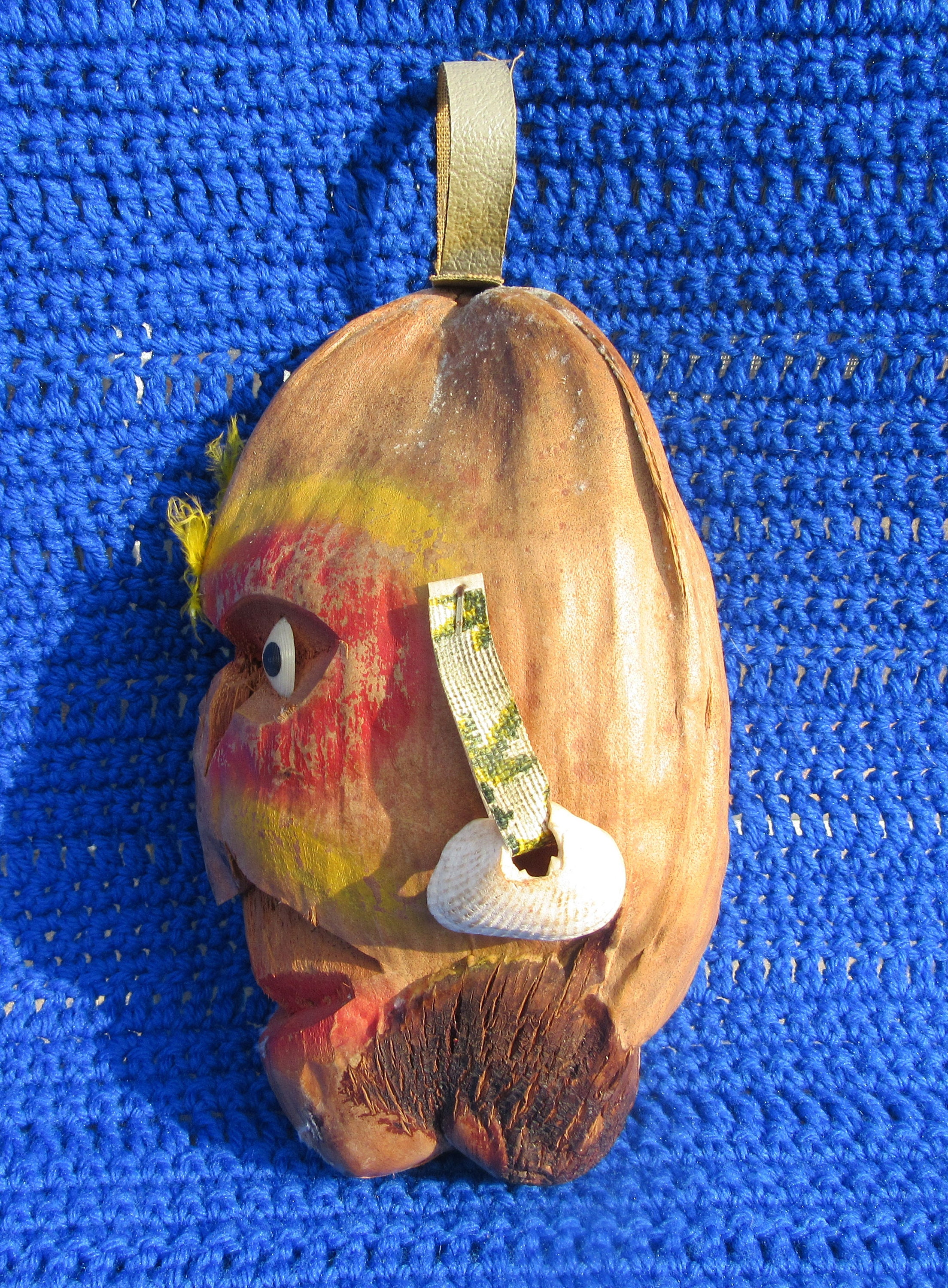 Vintage Hand Carved and Painted Coconut Head VOODOO - Etsy