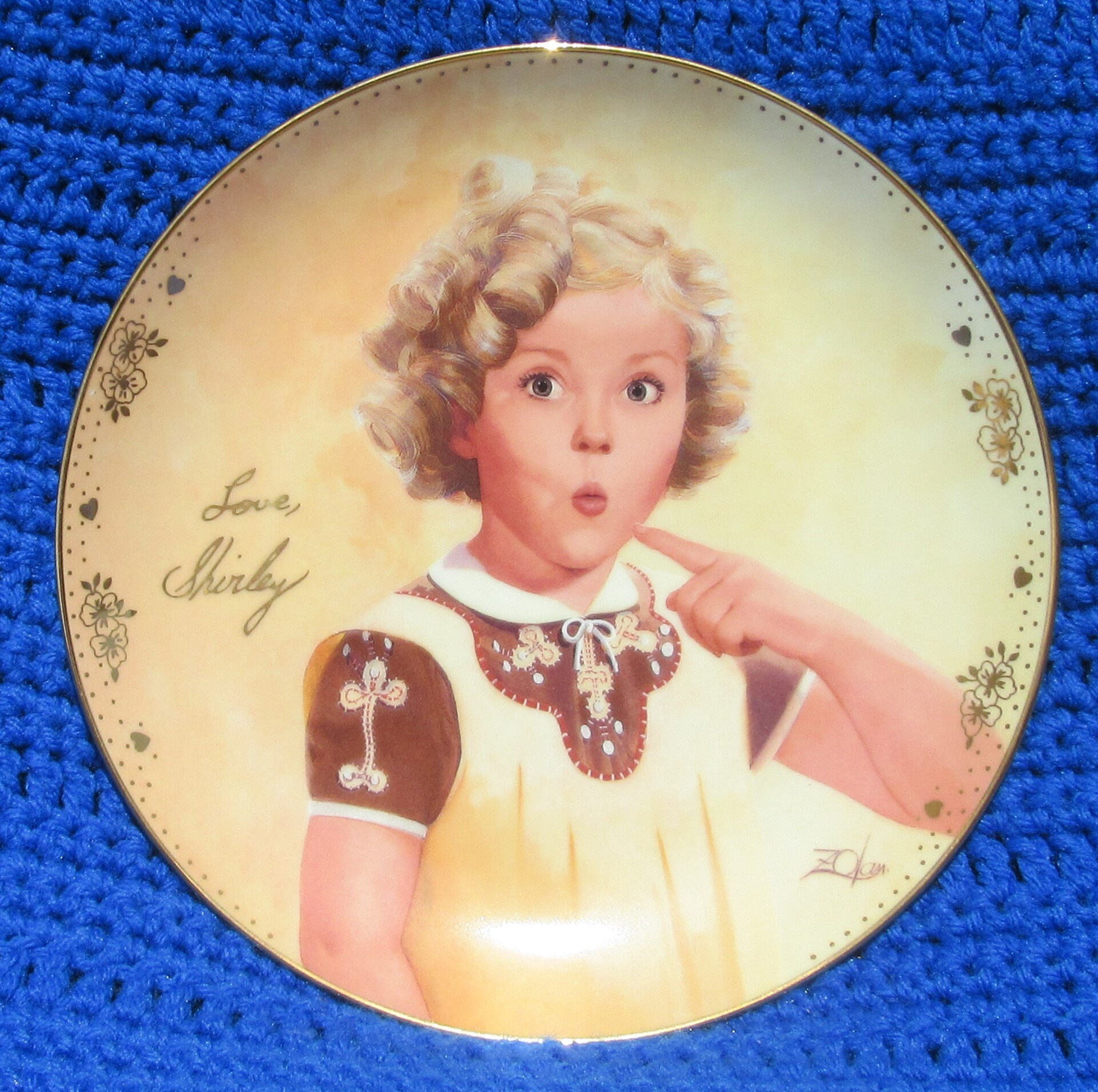 Shirley Temple Signature Plate Collection D3476 Etsy