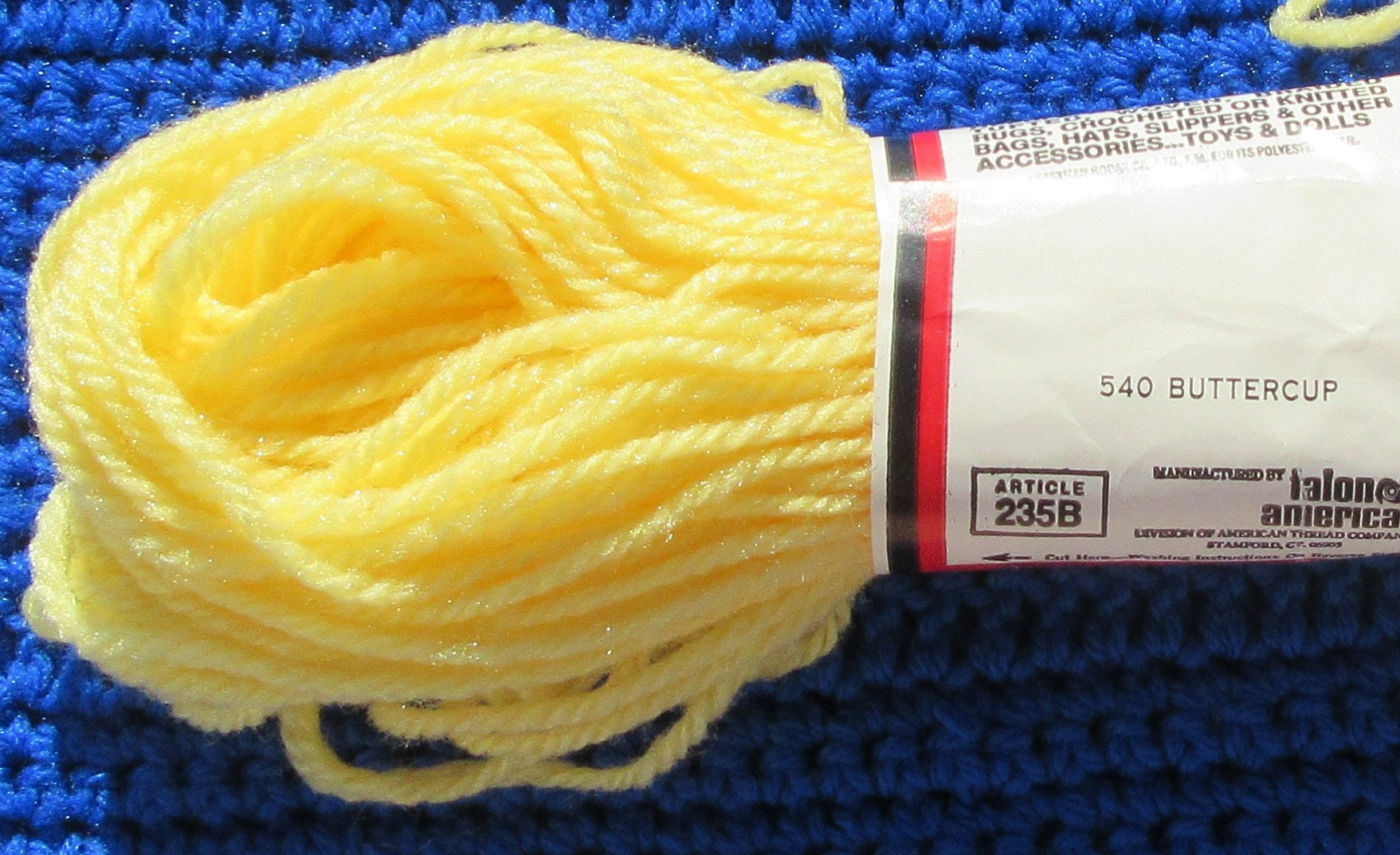 VINTAGE Aunt Lydia's Heavy Rug Yarn 100% Kodel Polyester 60 Yards 9 ...