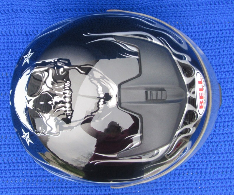 Bell Motorcycle Helmet Arrow Ghost Racer BLACK/GREY Size S - Etsy