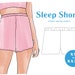 Sleep Shorts Sewing Pattern XS-XXXL PDF Instant Download - Etsy