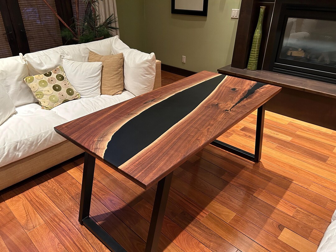 Black Walnut River Table - Etsy