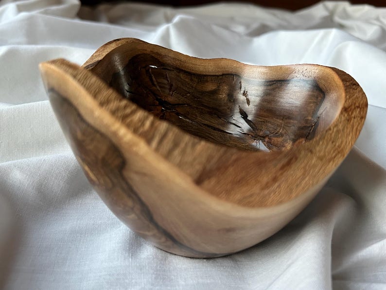 English Walnut Natural Edge Bowl - Etsy