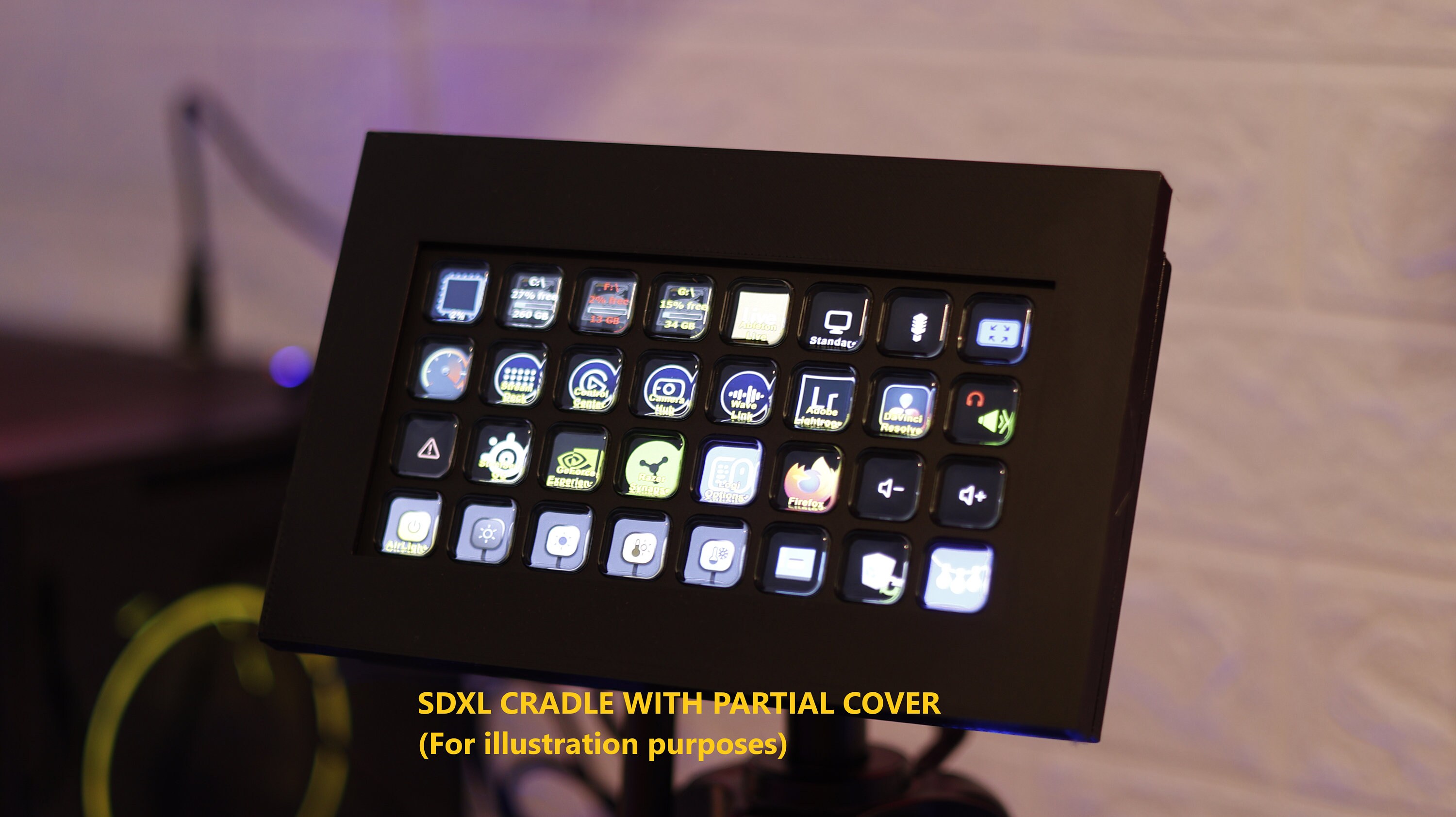 Elgato Stream Deck XL Tripod Mount cover Options Available - Etsy