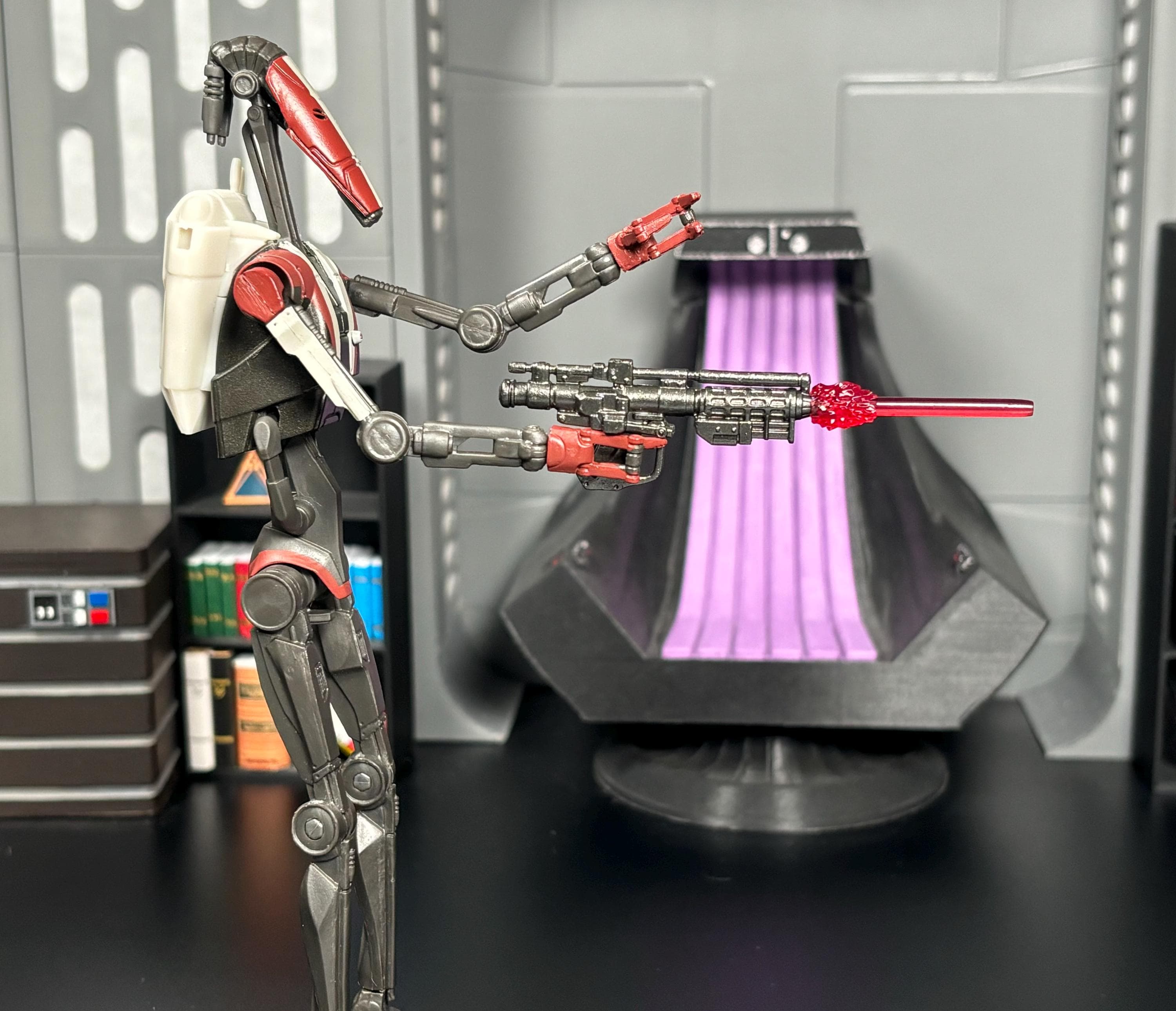 E-5 Blaster Effects for B1 Battle Droid - 1/12th Scale, 3d Printed and ...