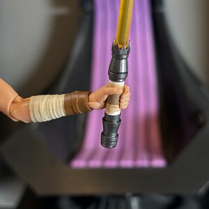 Rey Skywalker Episode 9 Custom Hilt & Blade – 1/12 Scale, Black Series ...