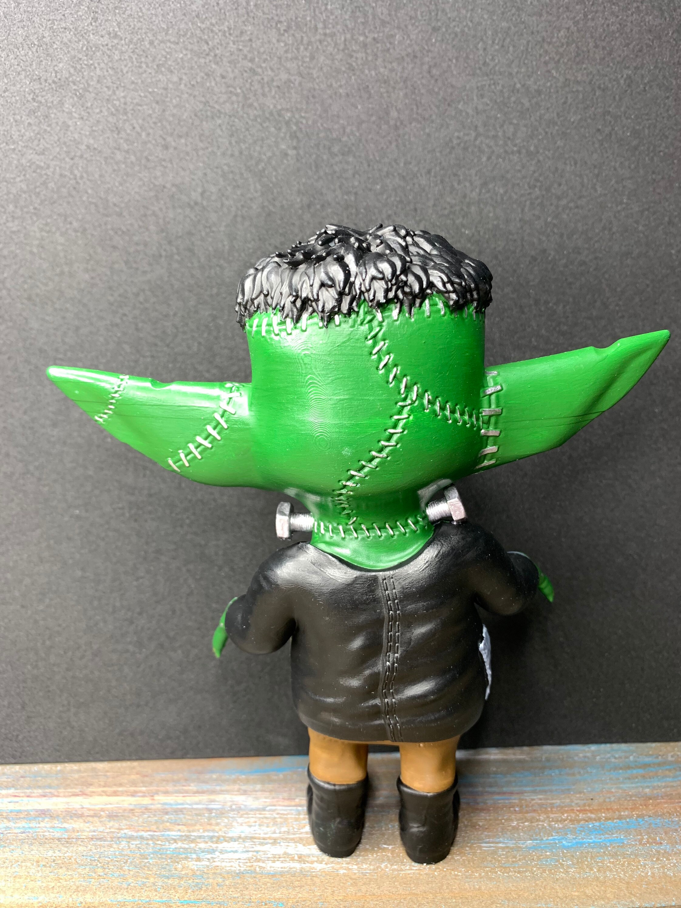 Grogu Frankenstein Figure 3D Printed Resin Hand Painted Gift - Etsy