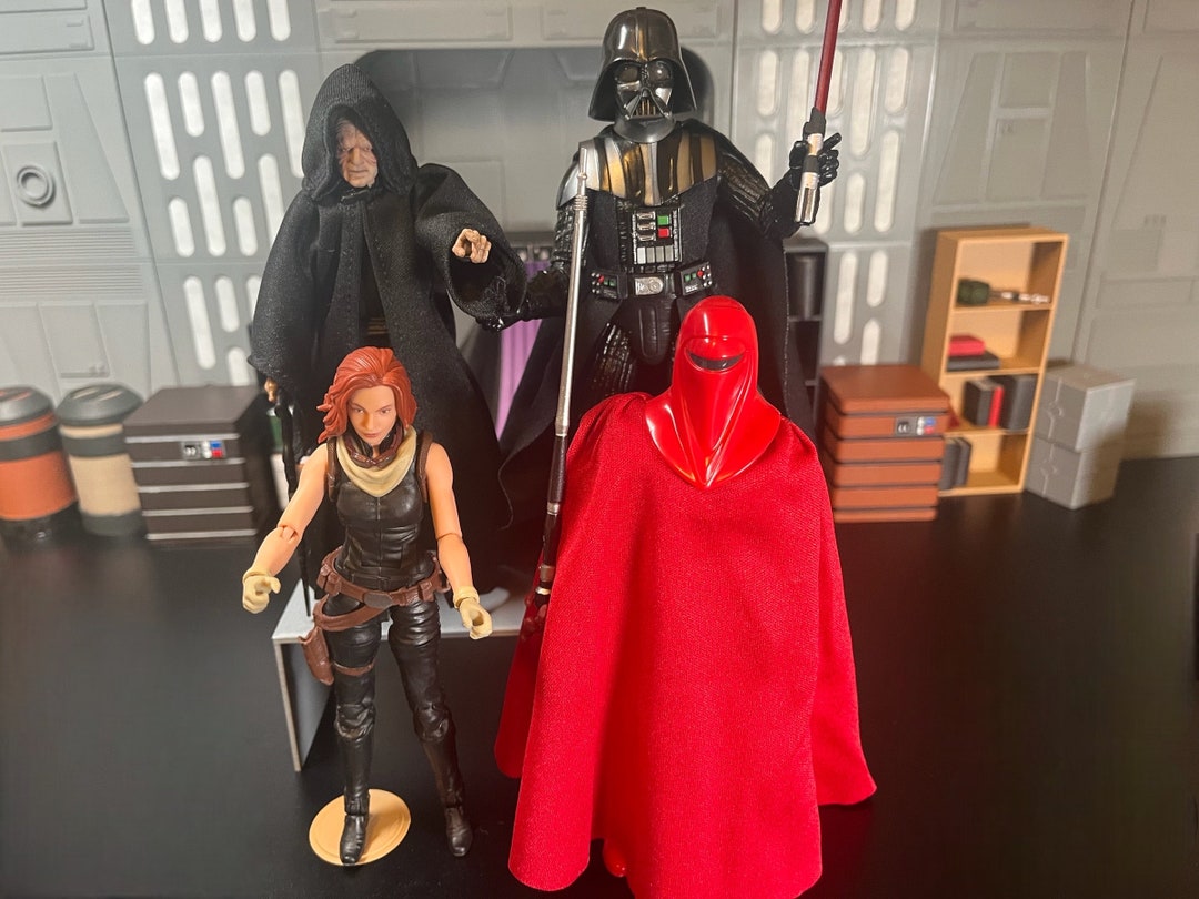 Action Figure Stand STL File 2x2x6 Raised Figure Stand Black Series ...