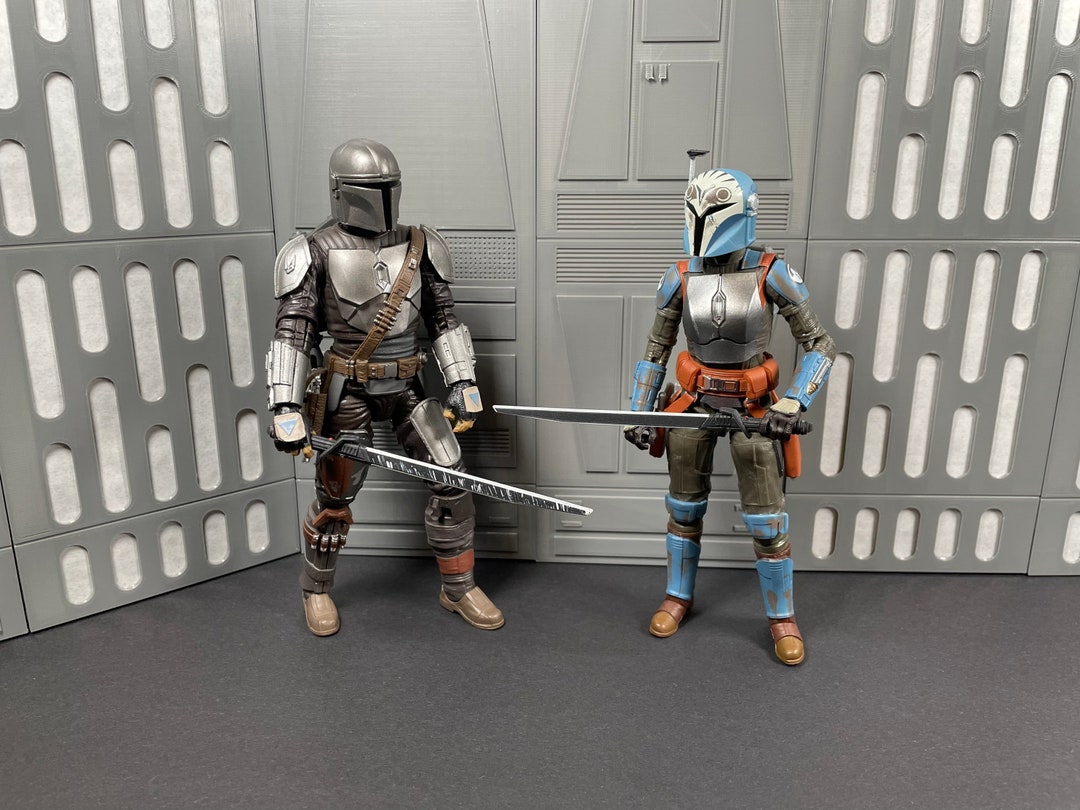 Darksaber 1/12 Scale | Black Series | Hand Painted | Mandalorian | 3D ...