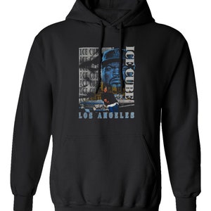 Ice Cube Hip Hop Music Star Los Angeles Rap Artist Unisex Hooded ...
