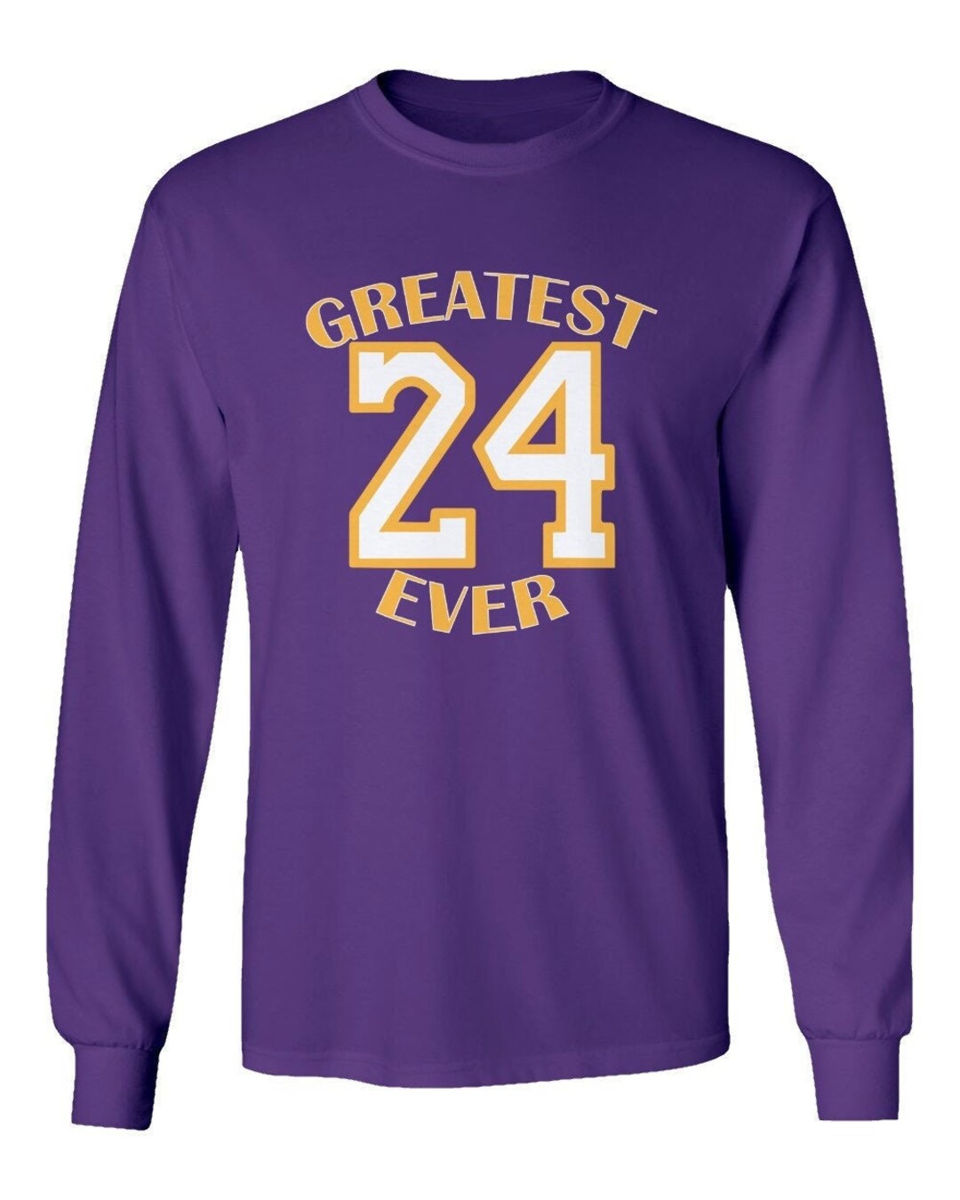 Los Angeles Basketball Legend Kobe GOAT Greatest Ever Long Sleeve T ...
