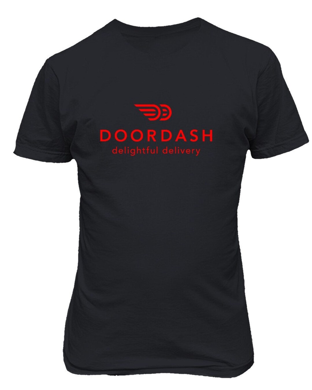 Doordash Door Dash Food Delivery Service Unisex T-shirt - Etsy