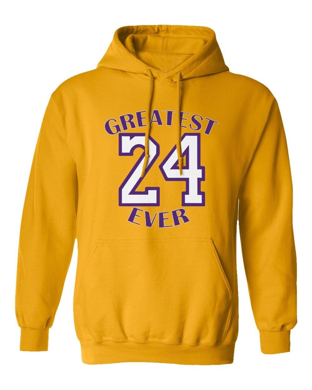 Los Angeles Basketball Legend Kobe GOAT Greatest Ever Unisex Hooded ...