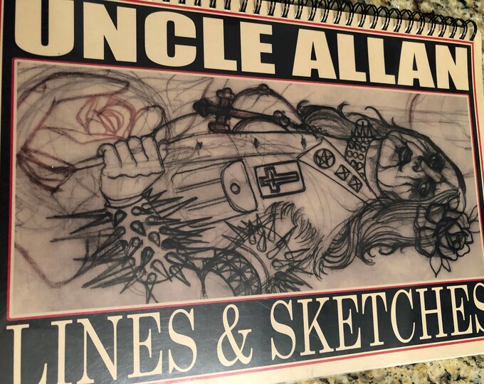 Uncle Allen Lines and Sketches Tattoo Art Sketchbook Art Book Flash Art ...