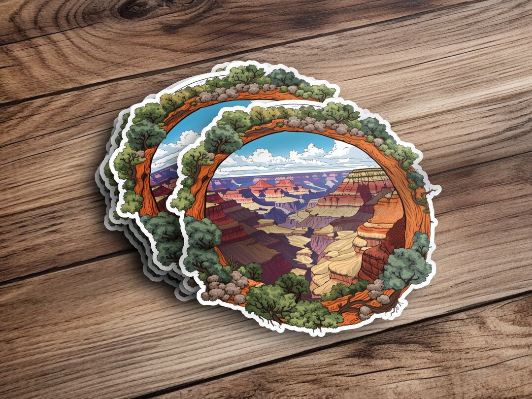 Grand Canyon National Park Stickers, Grand Canyon Decal, Grand Canyon ...