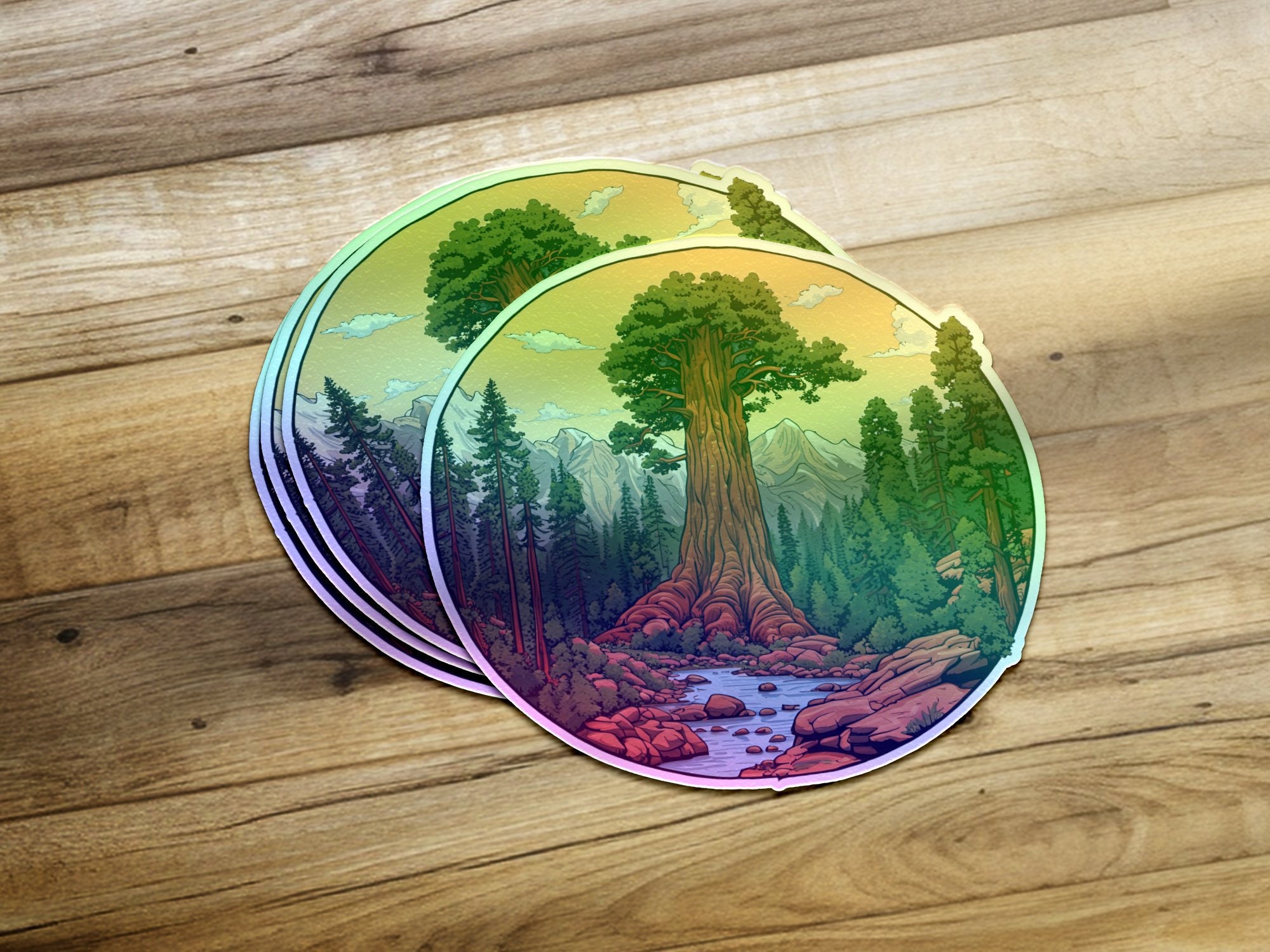 Sequoia National Park Stickers, Sequoia Forest Decals, Bicentennial ...