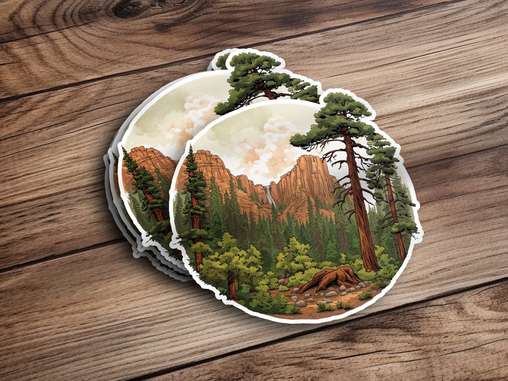 Sequoia National Park Stickers, Sequoia Trees, Adventure Stickers ...