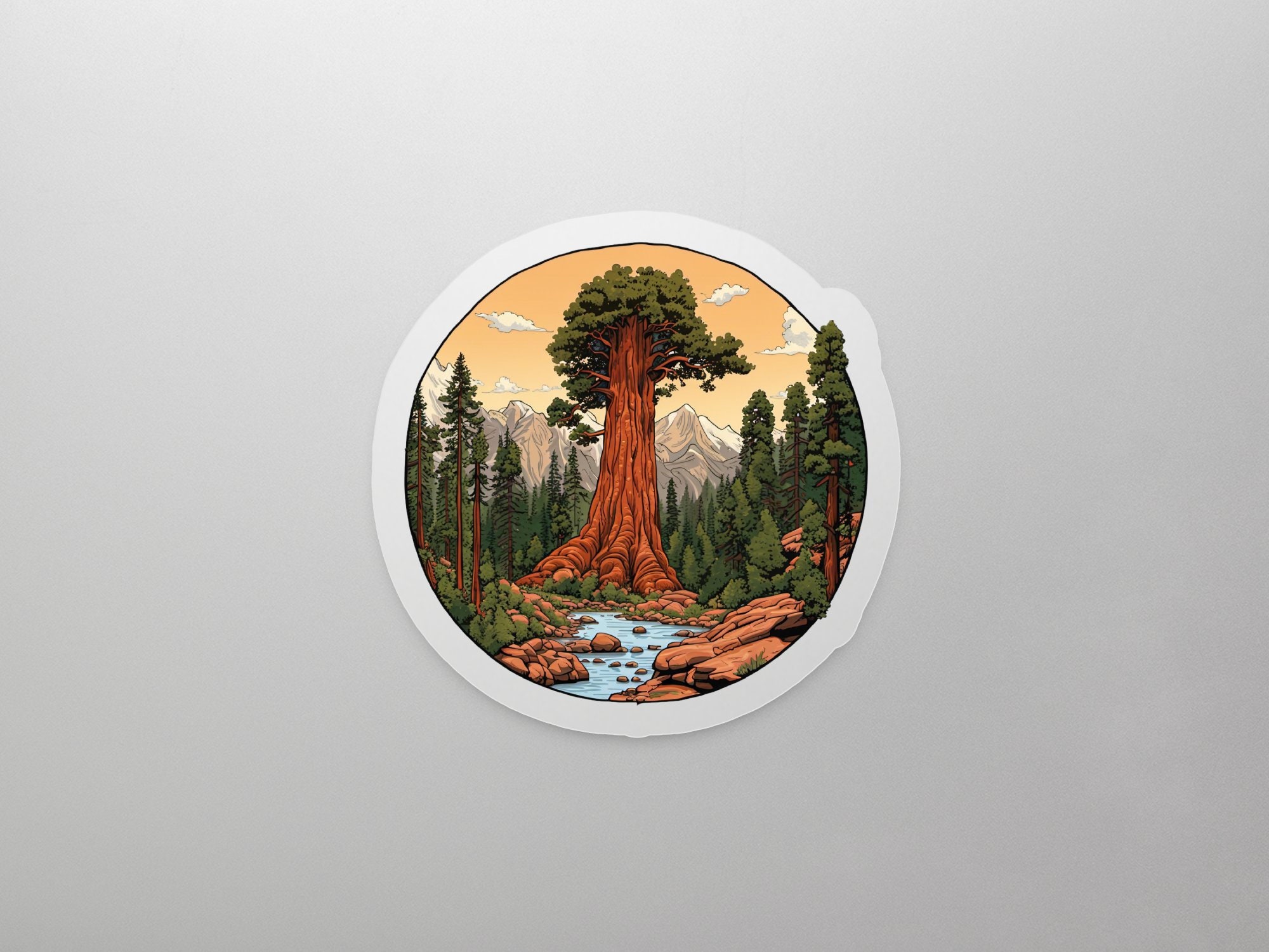 Sequoia National Park Stickers, Sequoia Forest Decals, Bicentennial ...