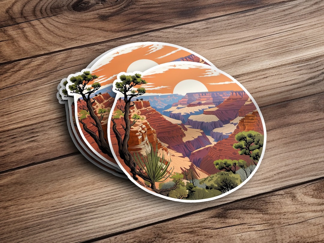 Grand Canyon National Park Sticker, Grand Canyon Decal, Grand Canyon ...