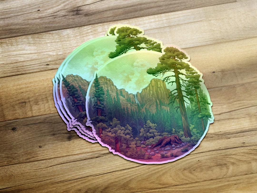 Sequoia National Park Stickers, Sequoia Trees, Adventure Stickers ...